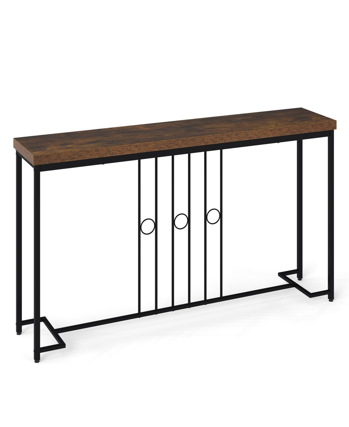 Click here for Slickblue Industrial 55 Console Table with Sturdy... prices