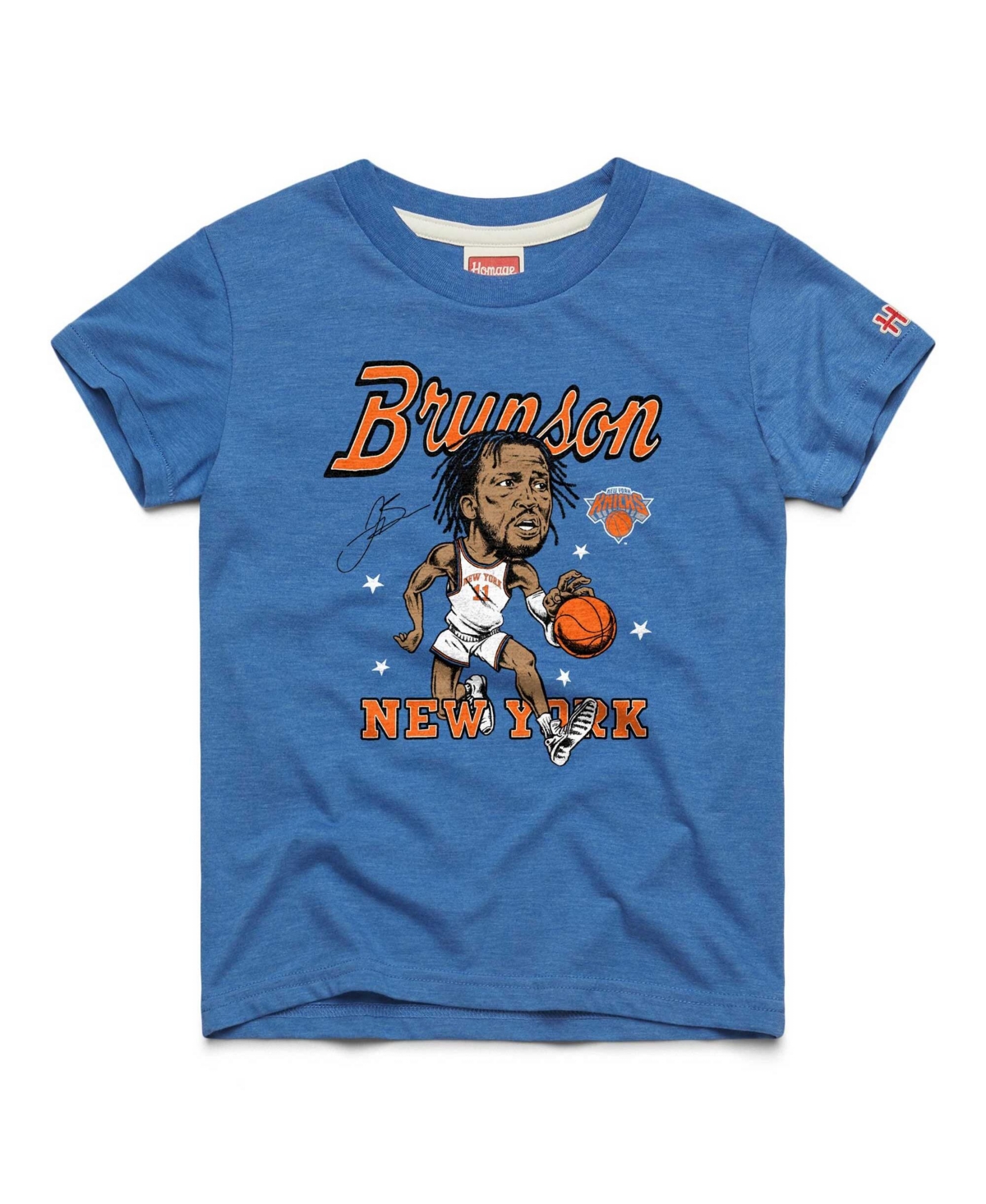 Click here for Homage Big Boys and Girls Jalen Brunson Blue New Y... prices