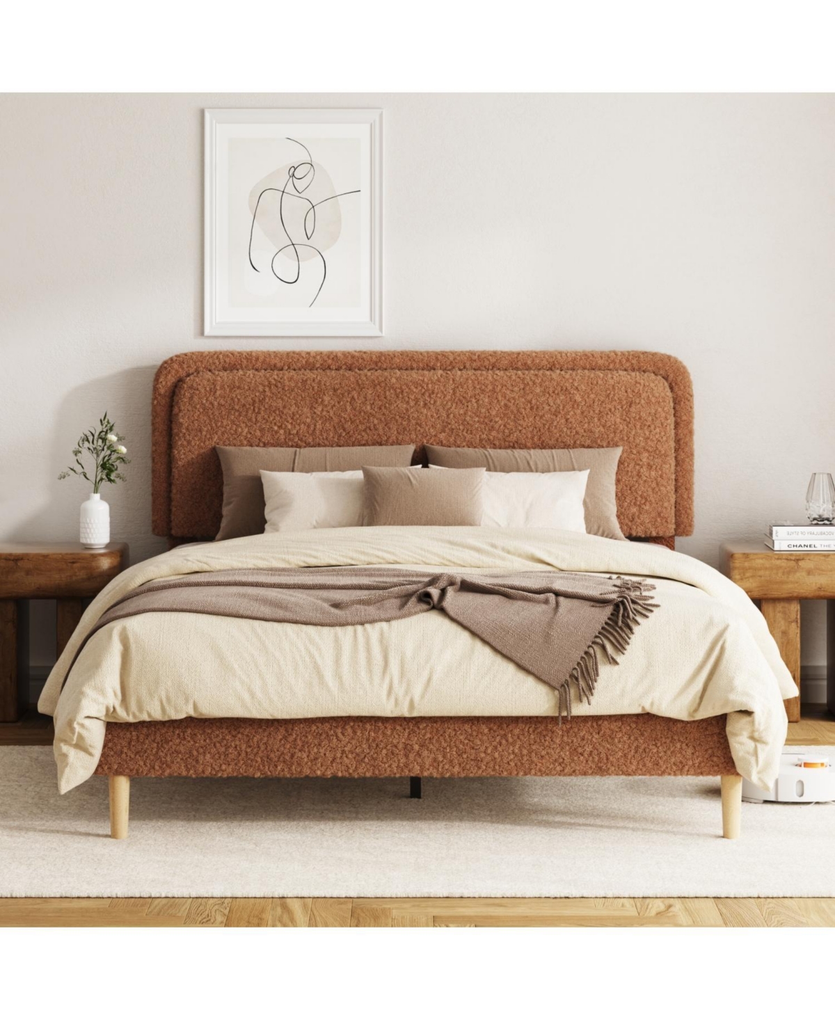 Click here for Rainsken Platform Bed Frame  with Height-Adjustabl... prices