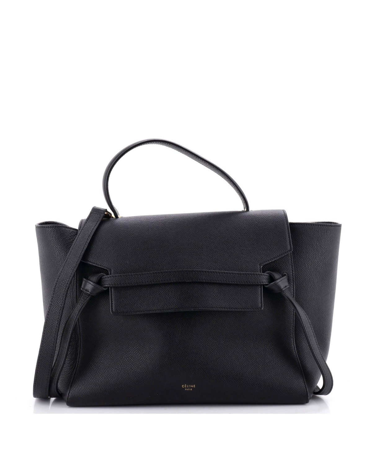 Click here for Pre-Owned Celine Mini Belt Bag Textured Leather -... prices