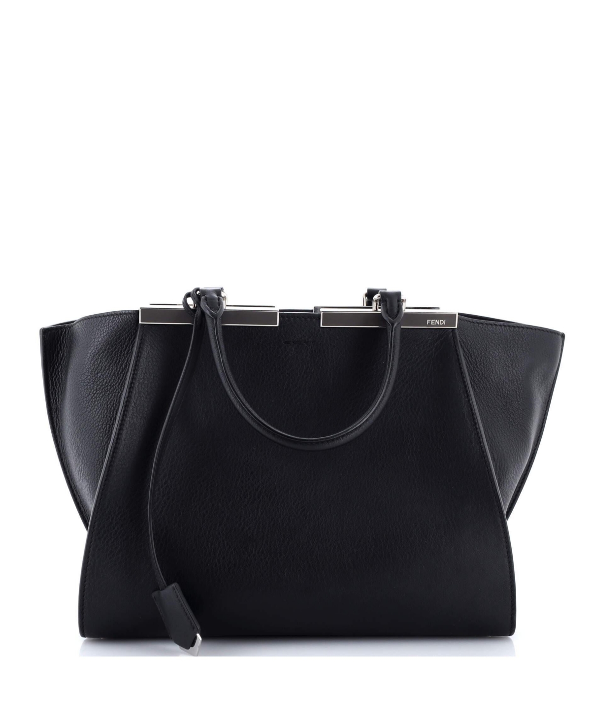 Click here for Pre-Owned Fendi Petite 3Jours Bag Leather - Black prices