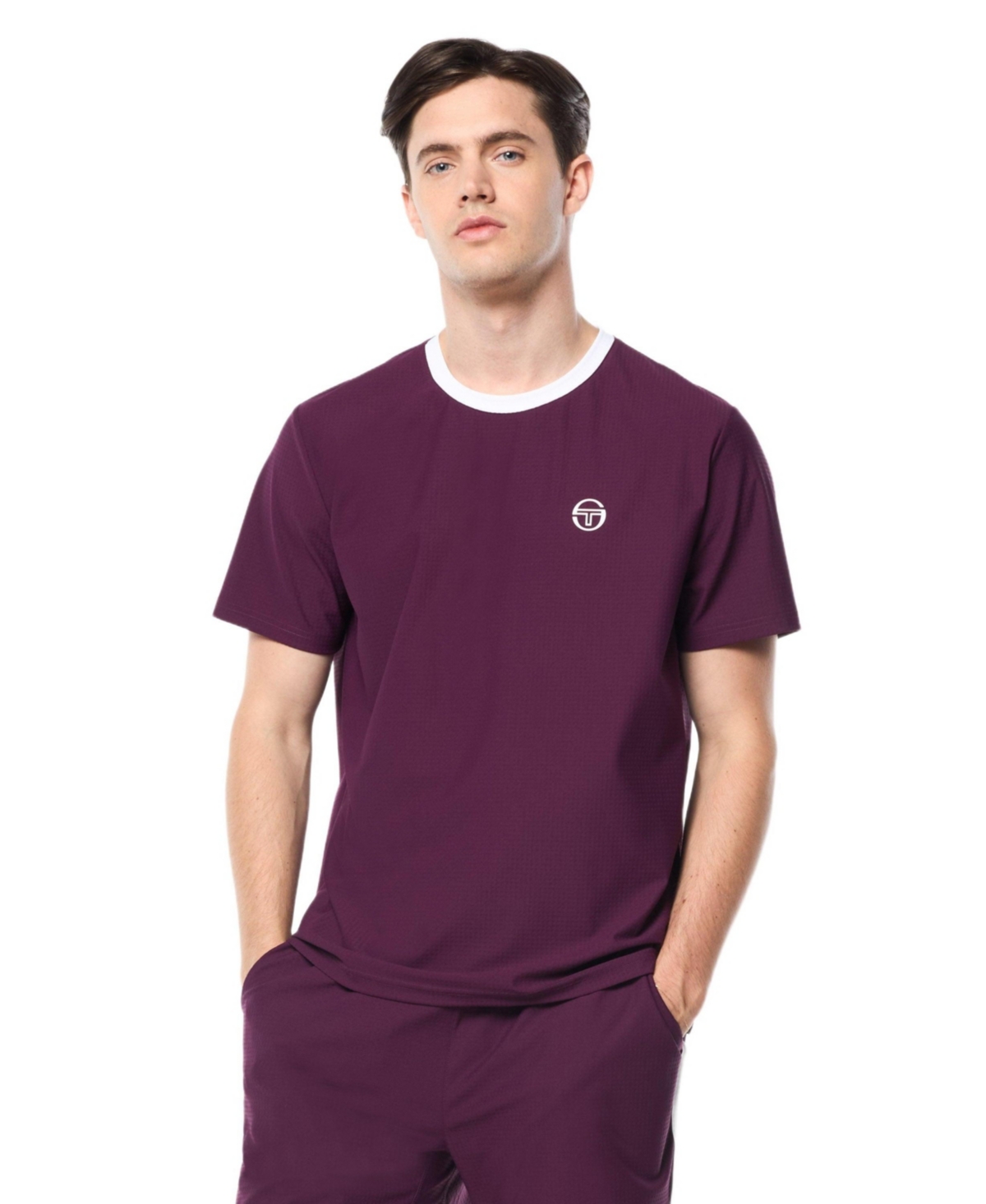 Click here for Sergio Tacchini Mens Grata Active T-shirt - Potent... prices