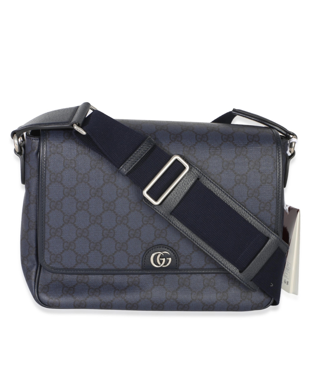 Click here for Pre-Owned Gucci Blue Black Tender Gg Supreme Dolla... prices