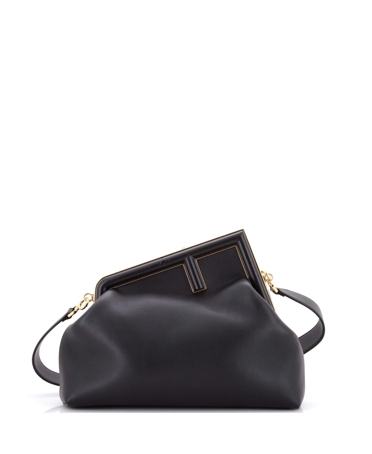 Click here for Pre-Owned Fendi Medium First Bag Leather - Black prices