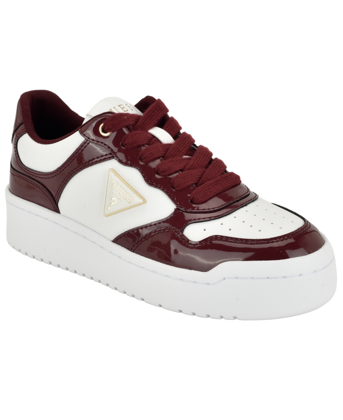 Click here for Guess Womens Miram Platform Lace-Up Court Sneakers... prices