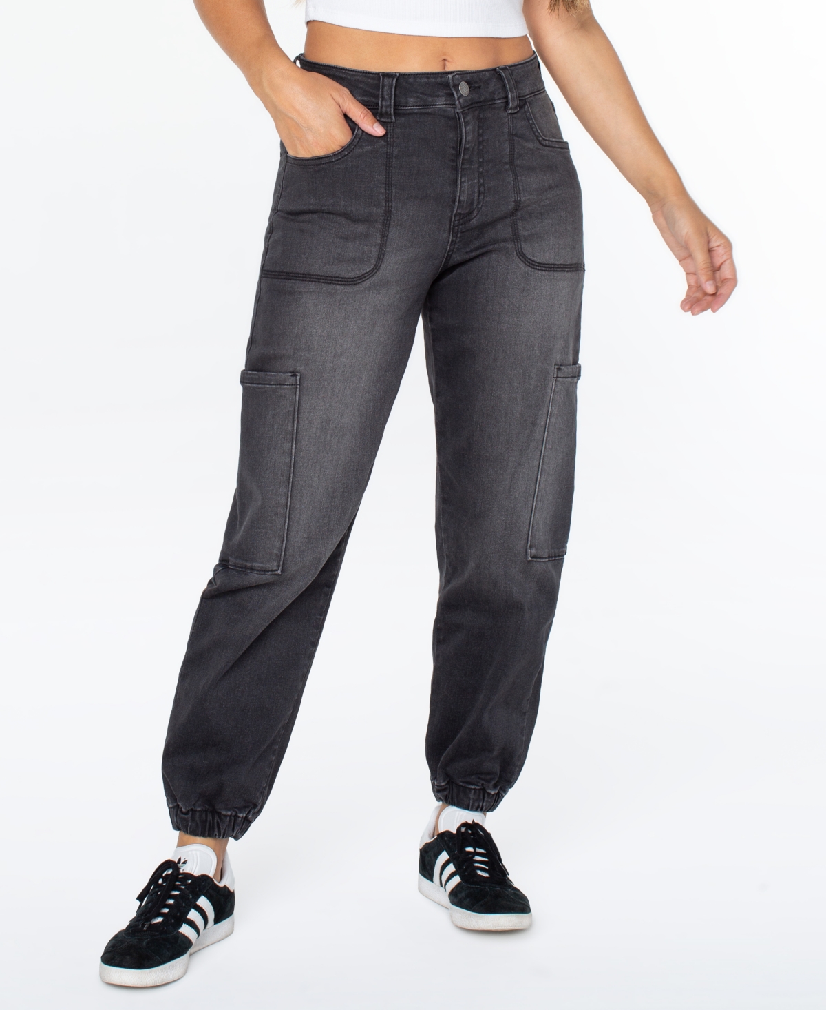 Click here for Celebrity Pink Womens High-Rise Cargo Jogger Pants... prices