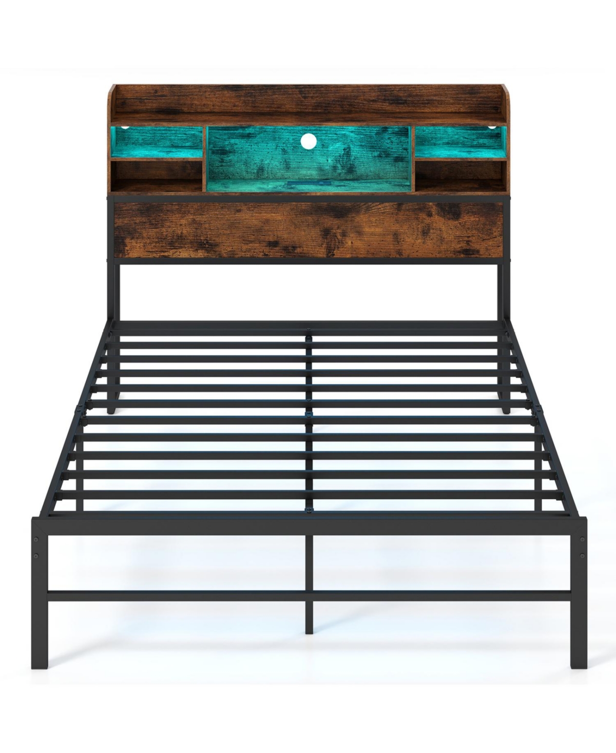 Click here for Slickblue Full Bed Frame with Led Headboard Lights... prices