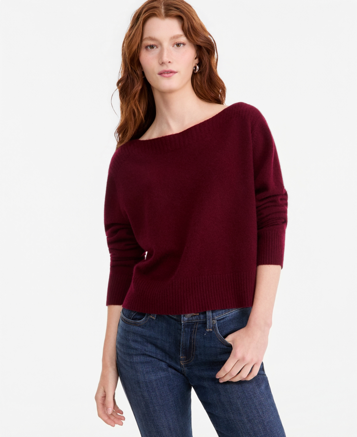 Click here for Charter Club Womens 100 Cashmere Long Sleeve Boatn... prices