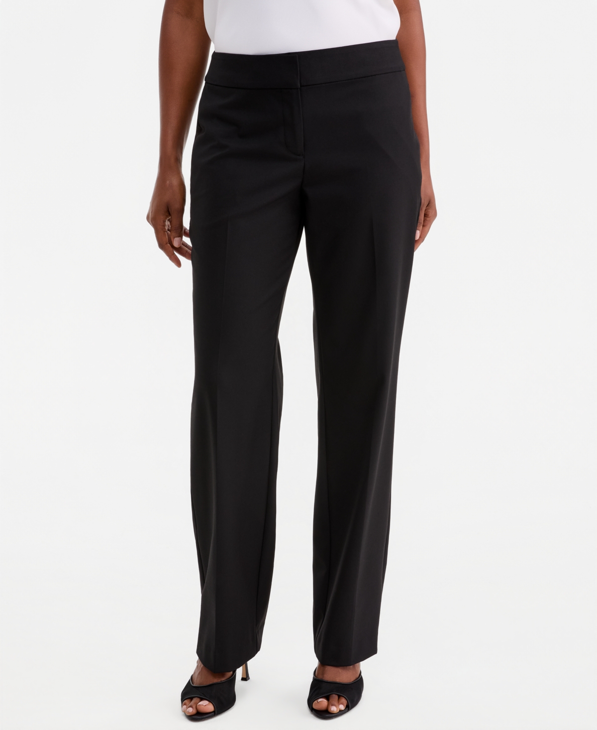 Click here for Kasper Womens Washable Bi-Stretch Mid-Rise Fly-Fro... prices