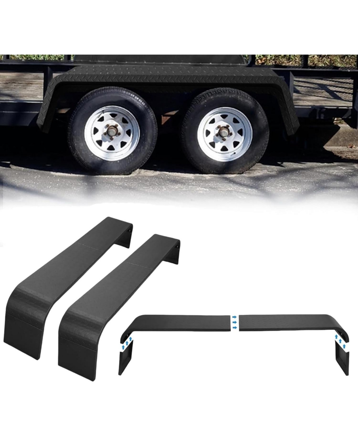 Click here for gaomon Tandem Axle Trailer Fenders Tires Heavy-Dut... prices