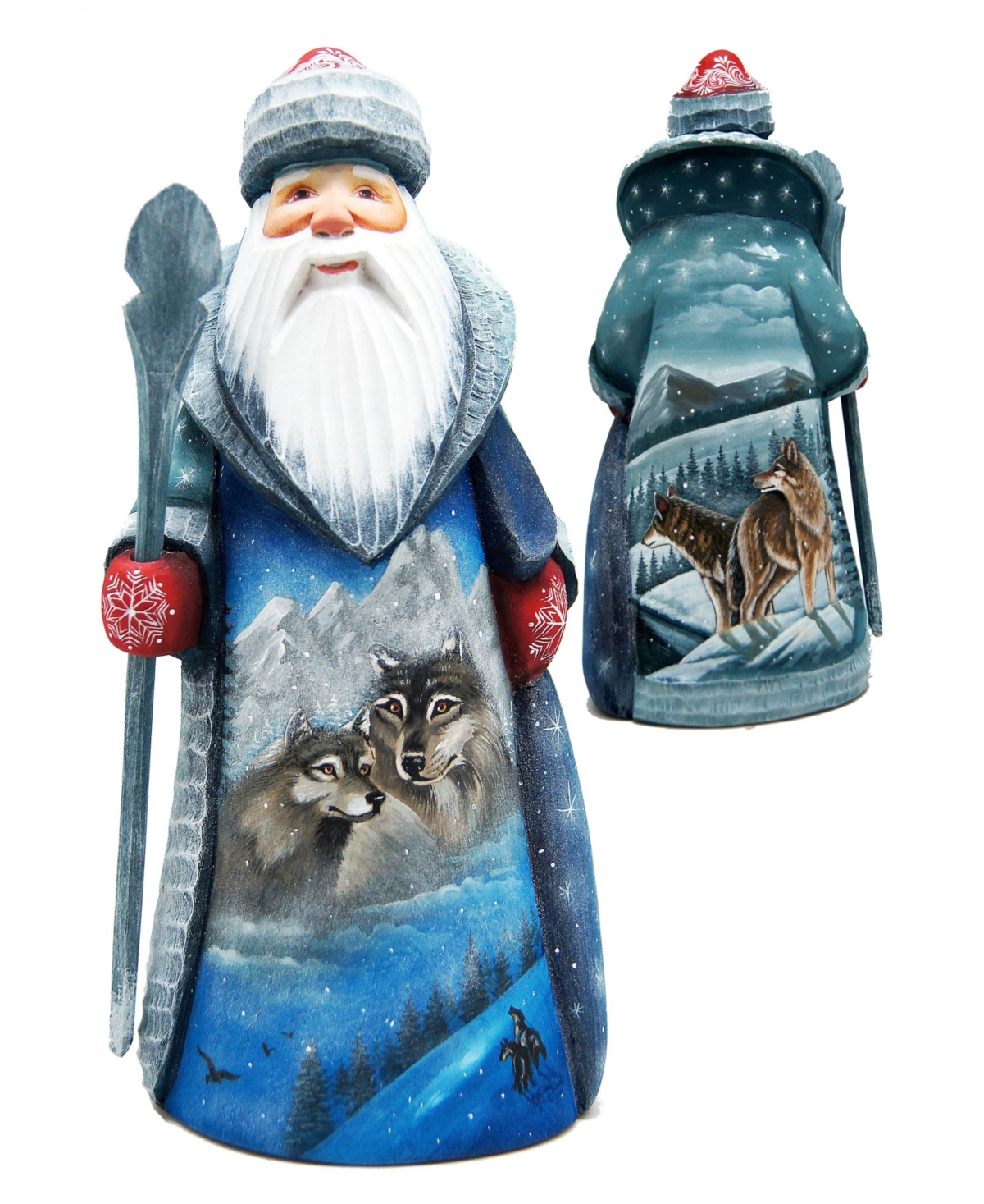 Click here for G.DeBrekht Woodcarved Hand Painted Nutcracker Sant... prices