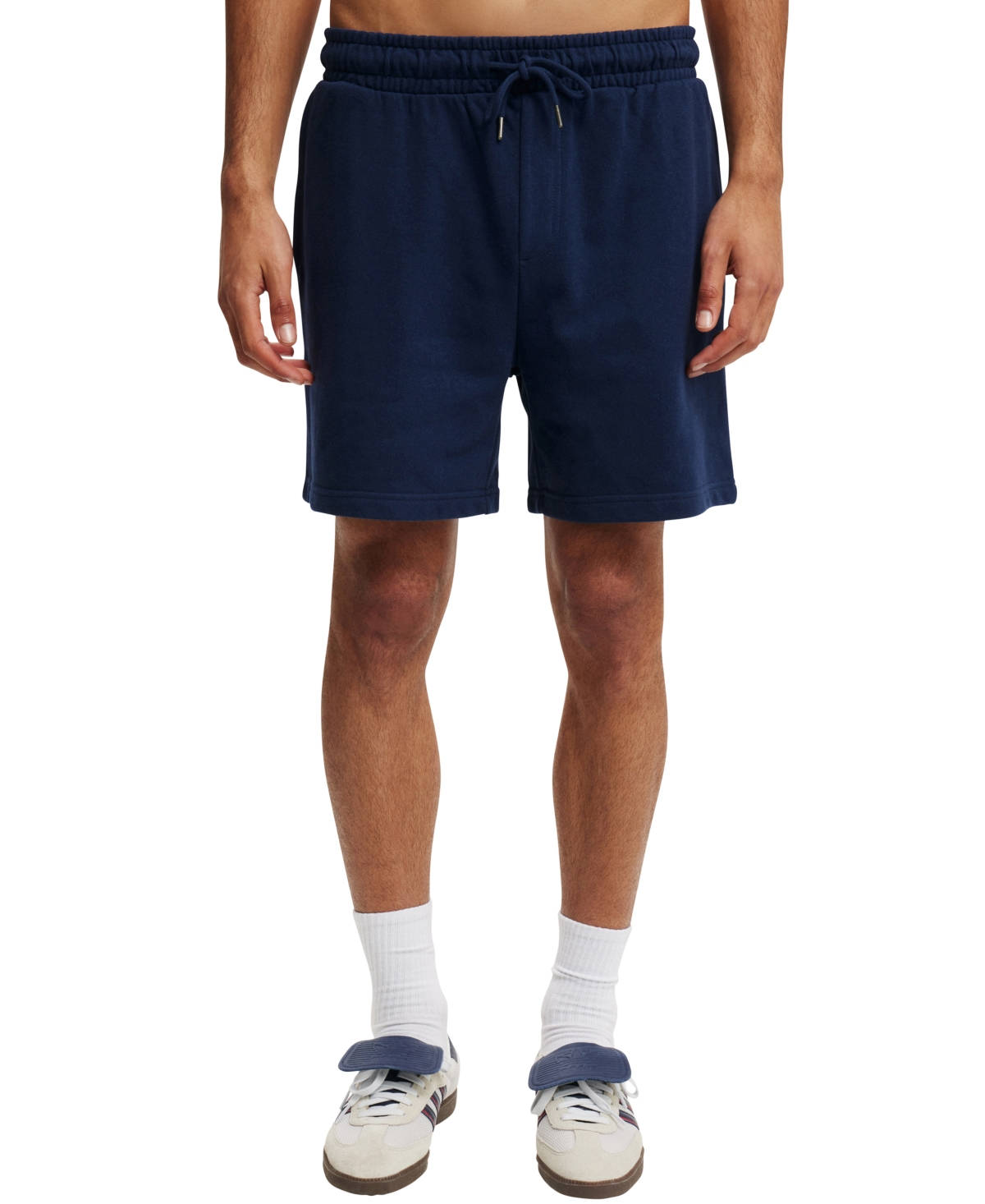 Click here for Cotton On Mens Everyday Fleece Shorts - Blue prices