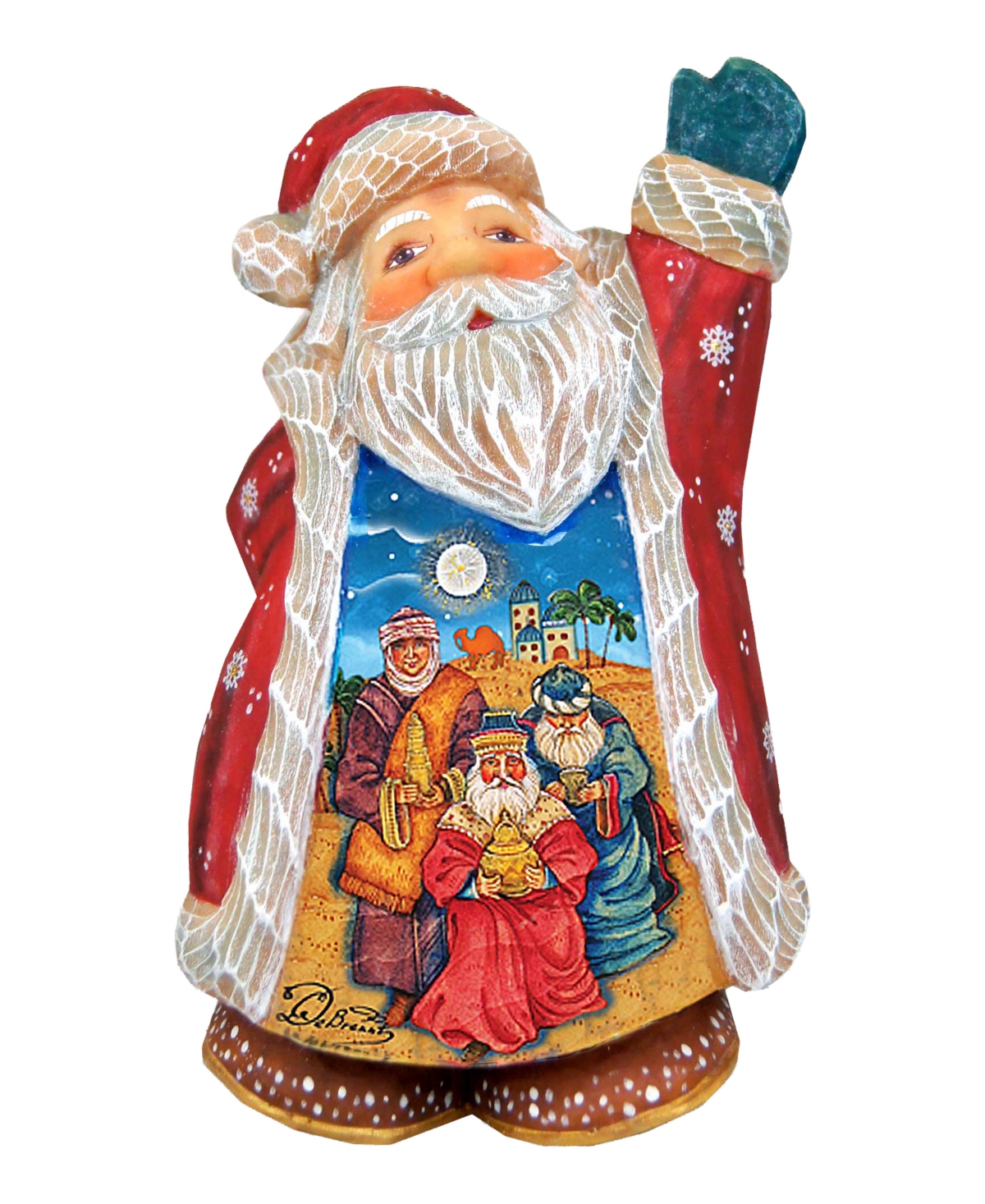 Click here for G.DeBrekht Three Kings Santa Figurine - Multi prices