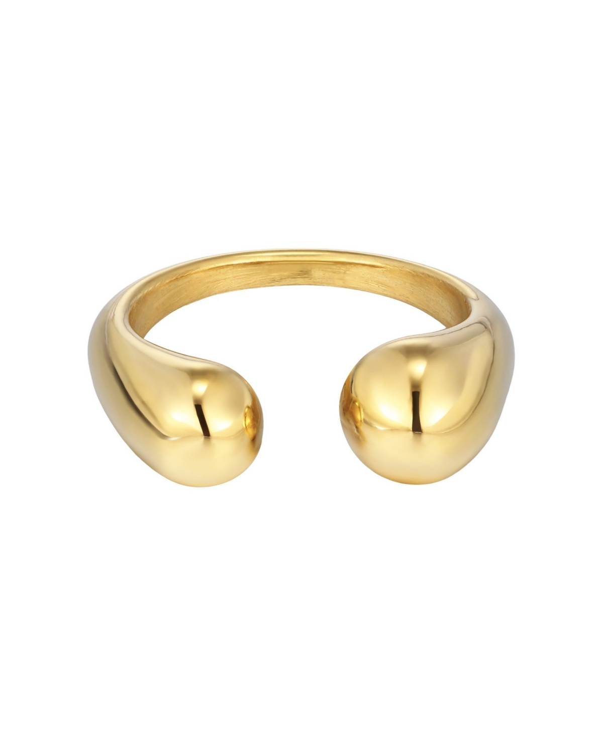 Click here for Adornia Tarnish Resistant Gold Hug Ring - Gold prices