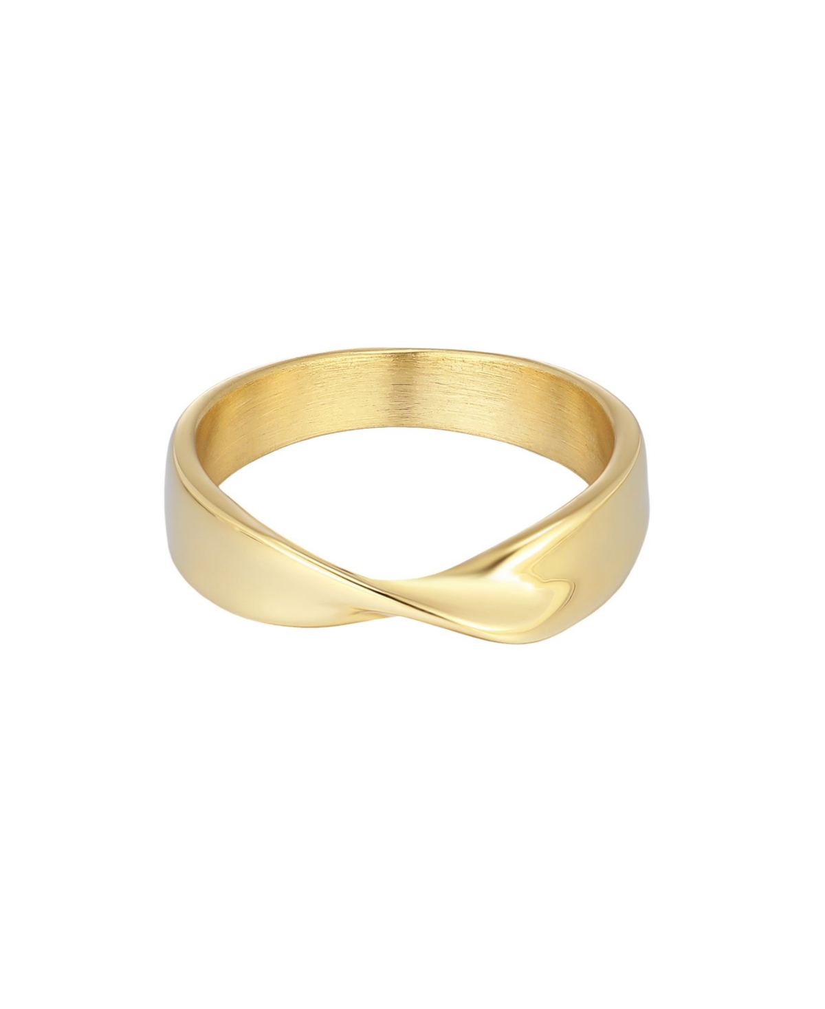 Click here for Adornia Tarnish Resistant Gold Twist Ring Band Rin... prices