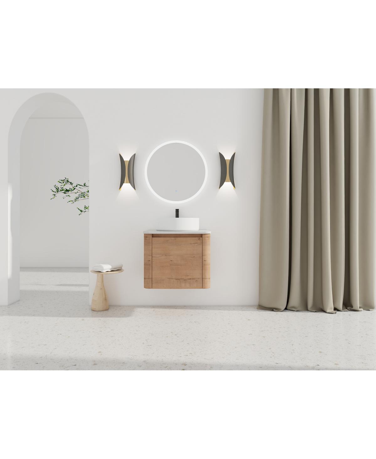 Click here for Sillysis Wall Mounted Modern Bathroom Vanity with... prices
