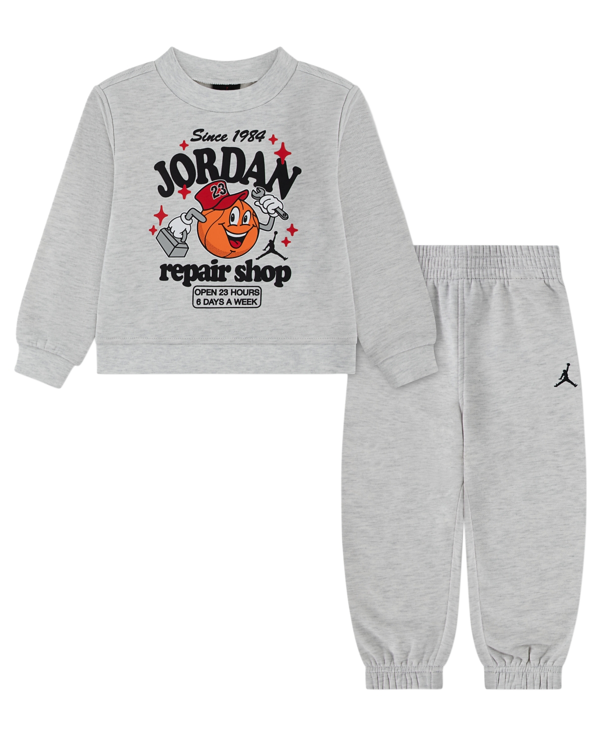 Click here for Jordan Boys Toddler 2T-4T Striped Fleece Long-Slee... prices