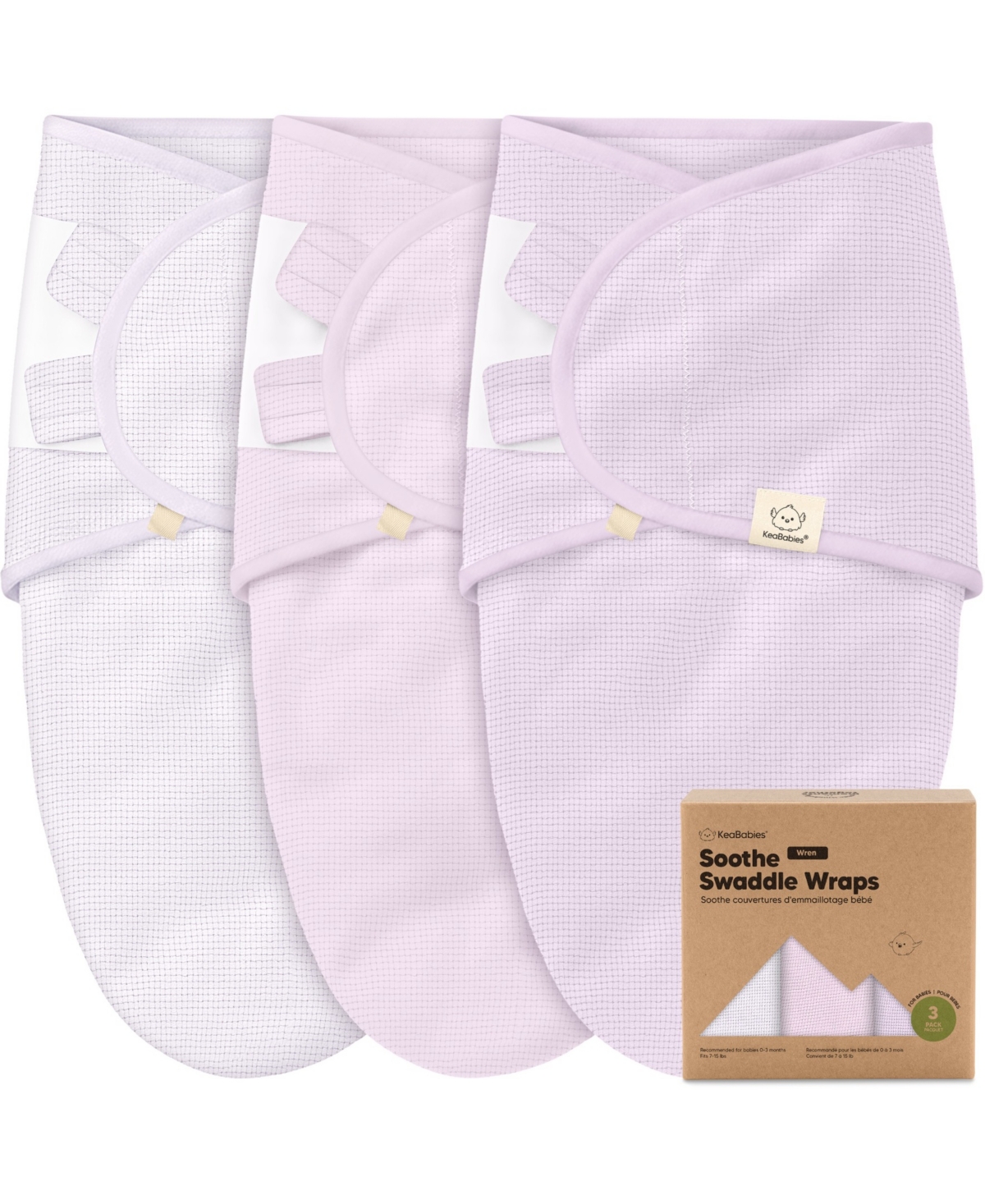 Click here for KeaBabies 3pk Soothe Wren Swaddle Sleep Sacks  New... prices