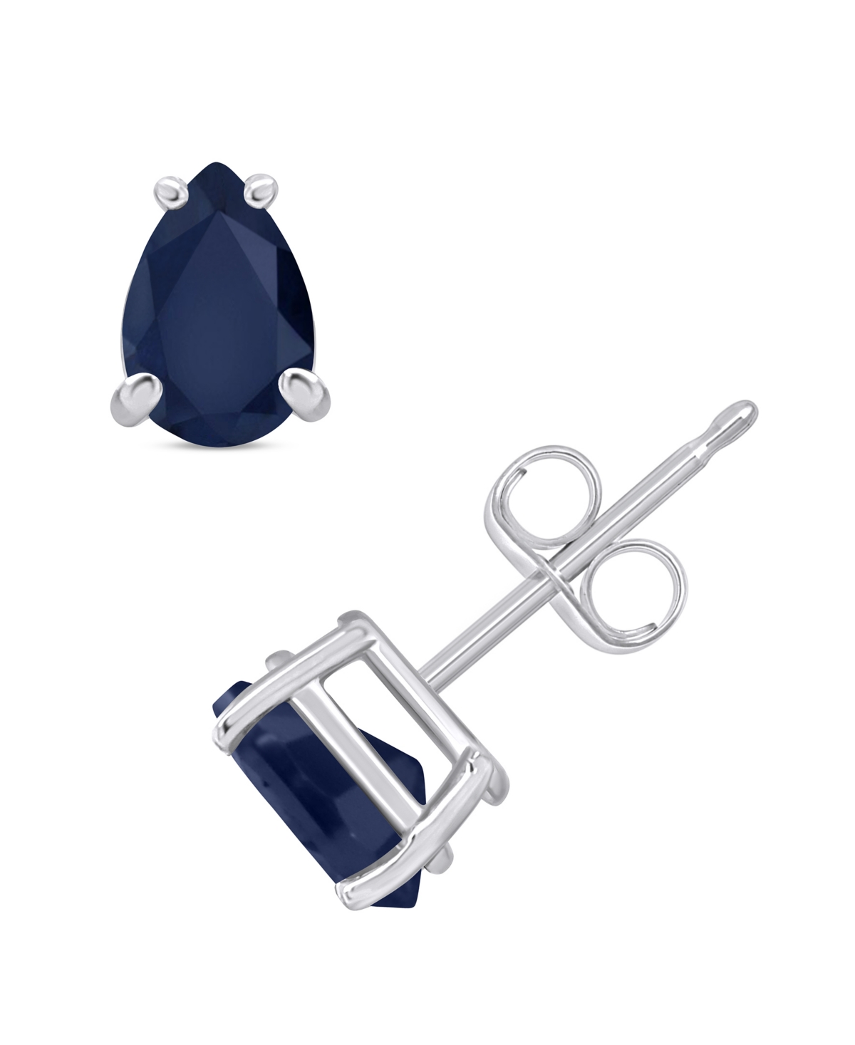 Click here for Sapphire Stud Earrings (1 ct. t.w.) in 14k White G... prices