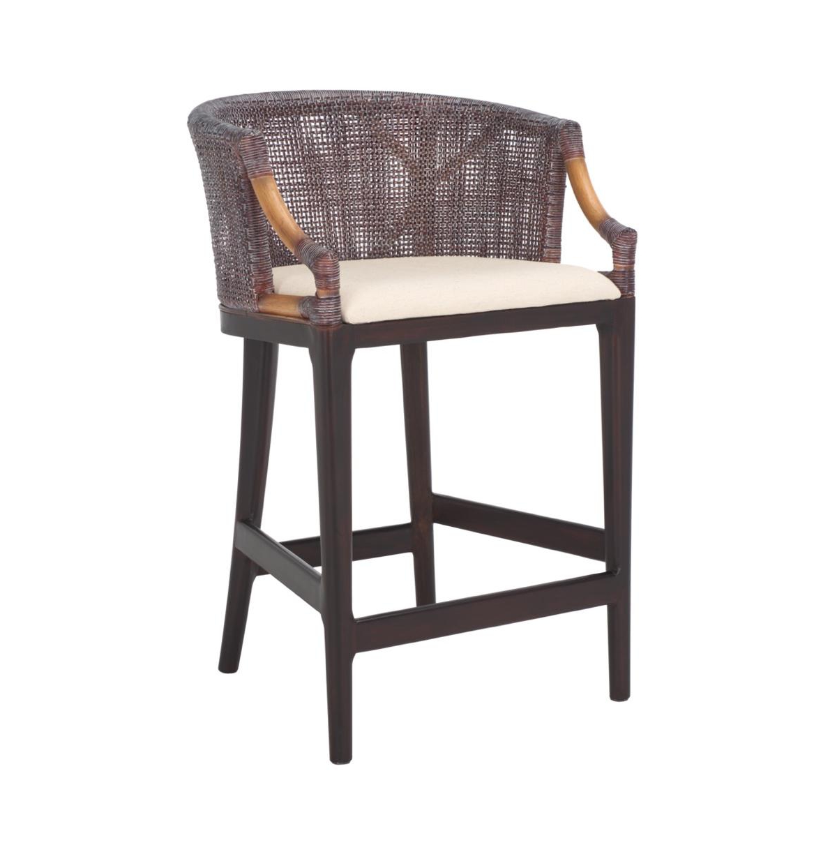 Click here for Safavieh Brando Counter Stool - Brown/white prices