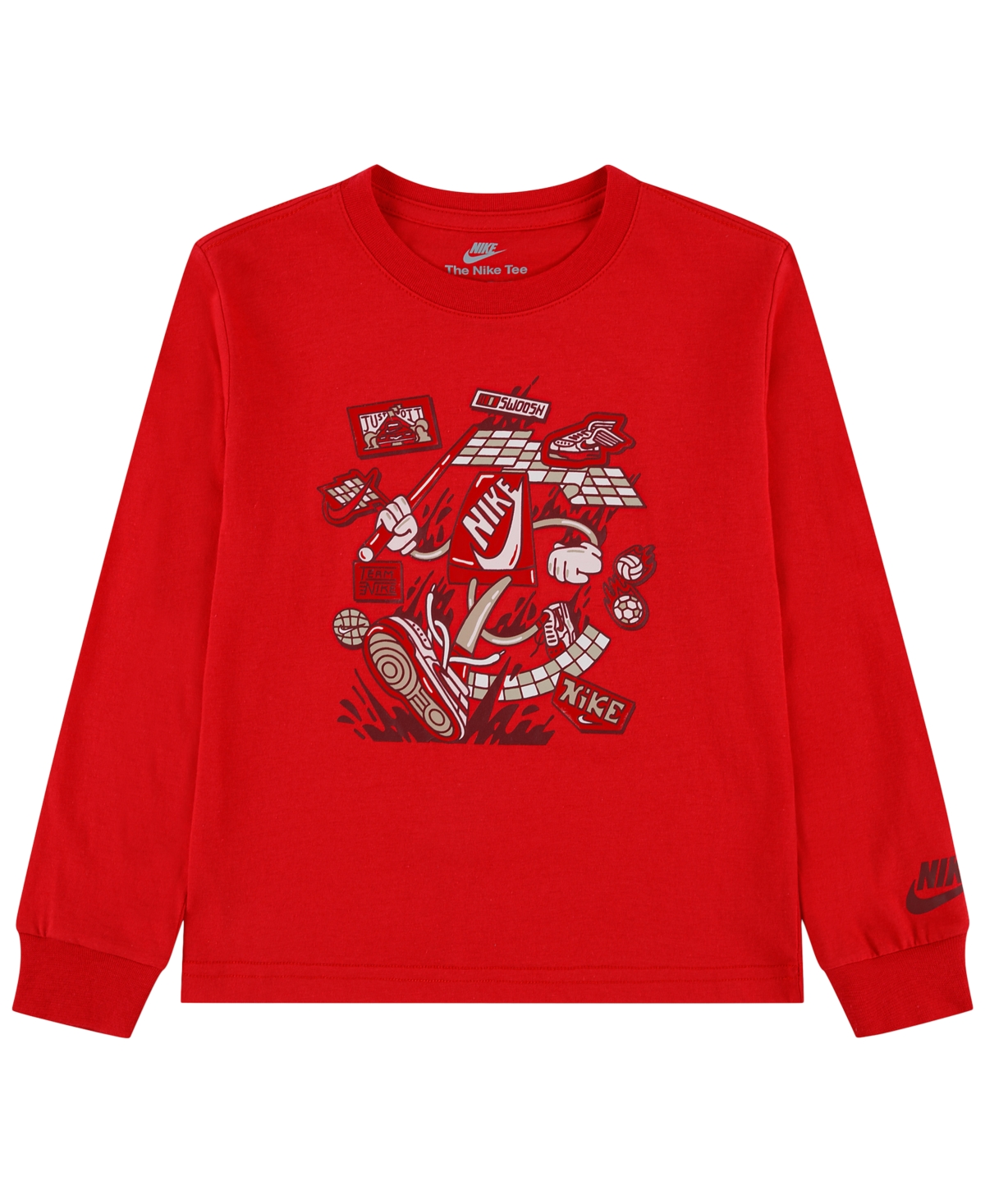 Click here for Nike Boys 4-7 Boxy Long-Sleeve T-Shirt - Universit... prices