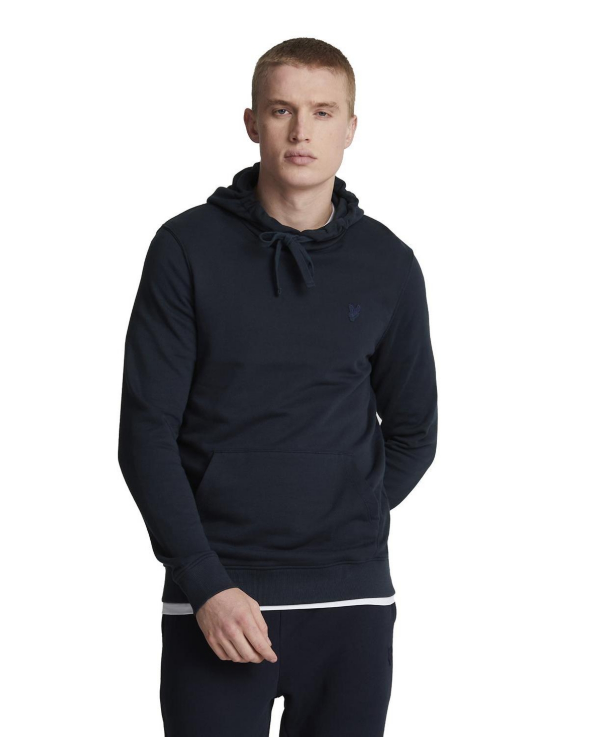Click here for Lyle & Scott Mens Tonal Eagle Pullover Hoodie - Da... prices