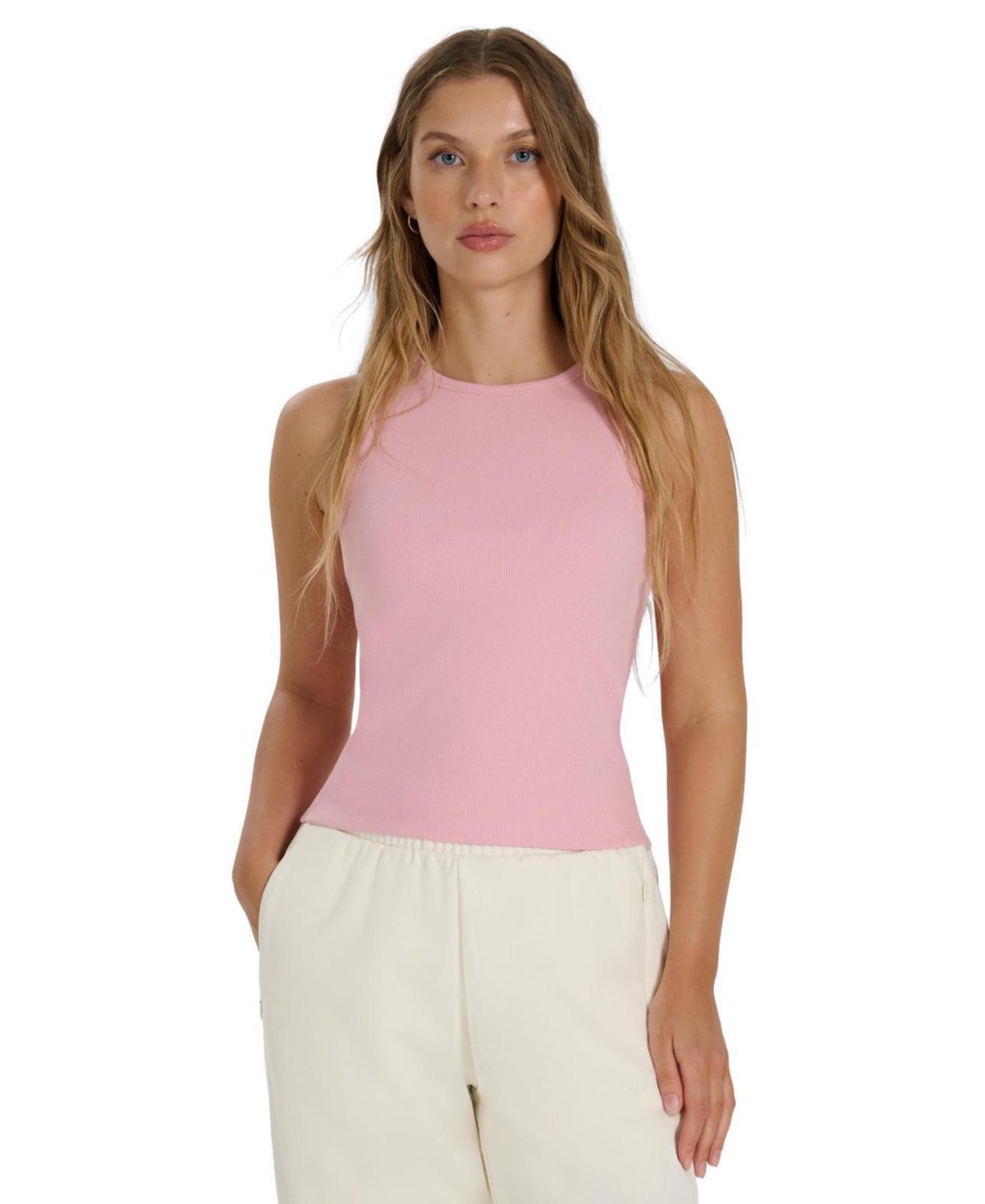 Click here for 4F Womens Slim Plain Top Sleeveless - Light pink prices