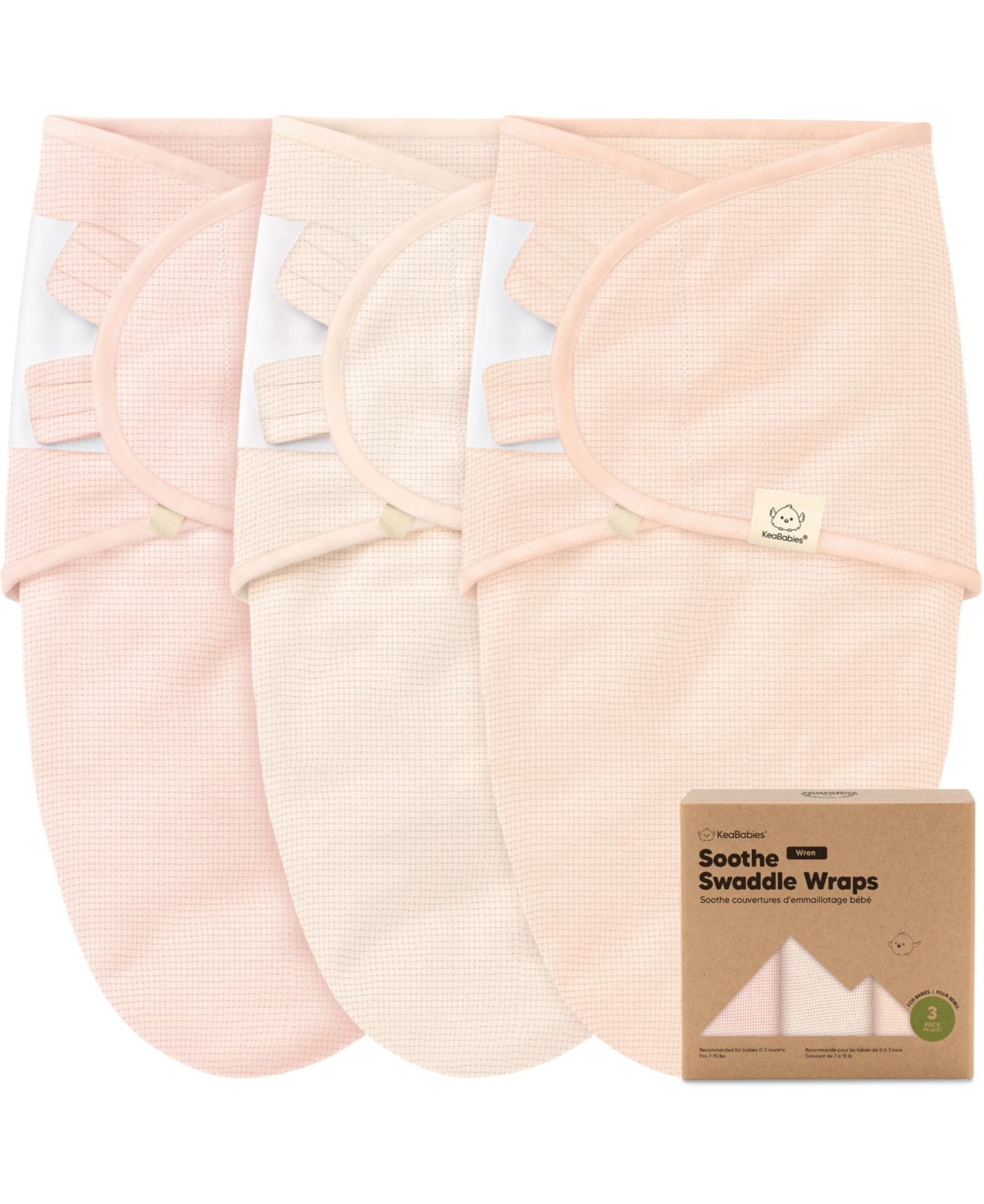 Click here for KeaBabies 3pk Soothe Wren Swaddle Sleep Sacks  New... prices