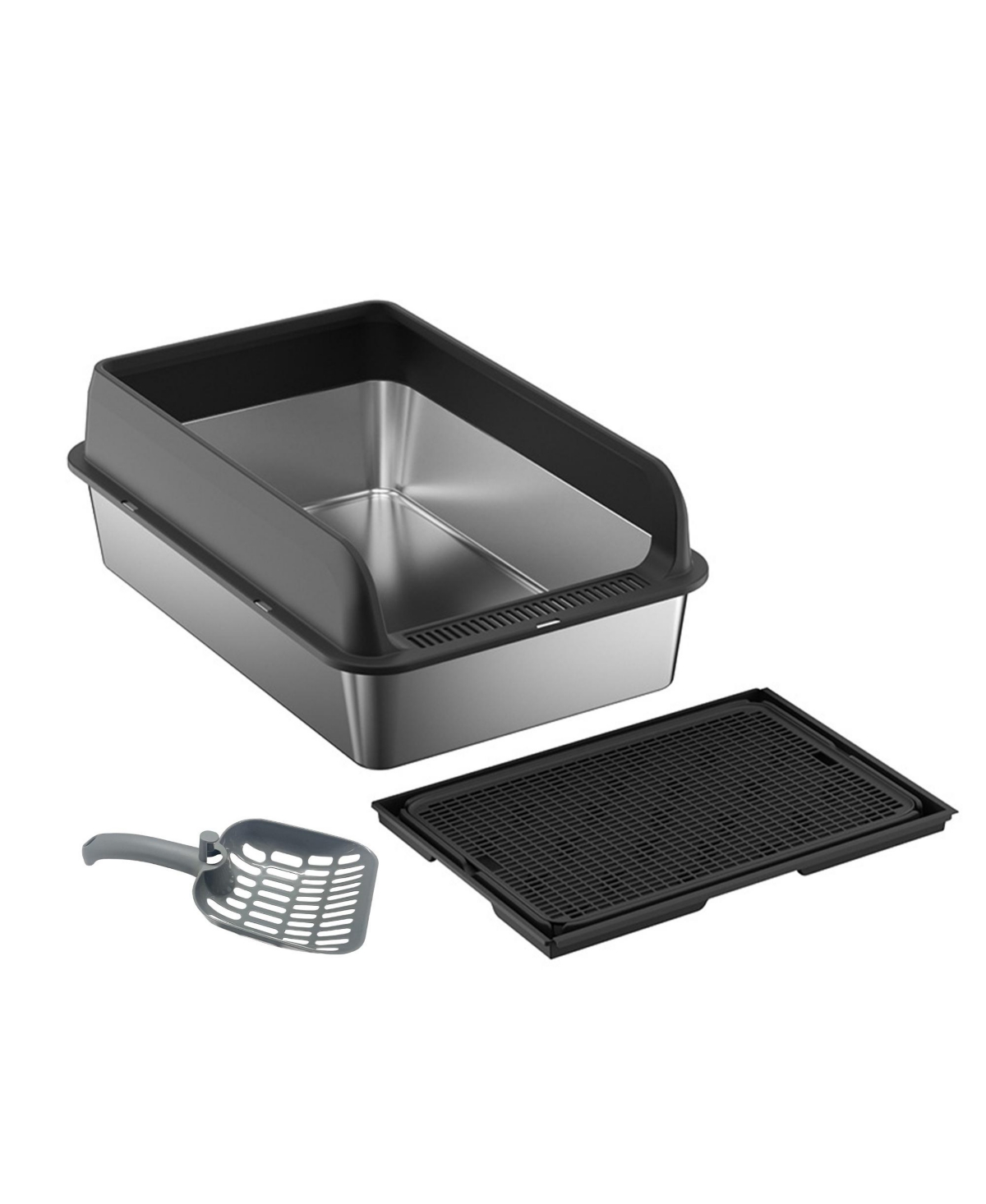 Click here for gaomon Stainless Steel Litter Box Deep Metal Cat L... prices