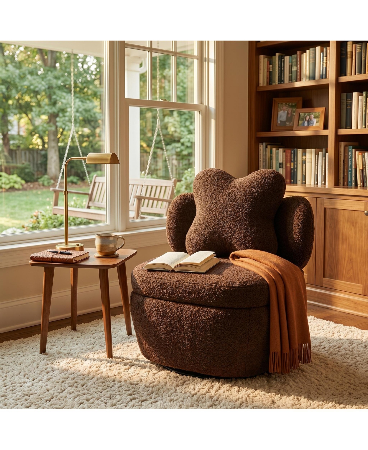 Click here for homfan Soft Toy Bear Accent Chair  Soft Boucle Clo... prices