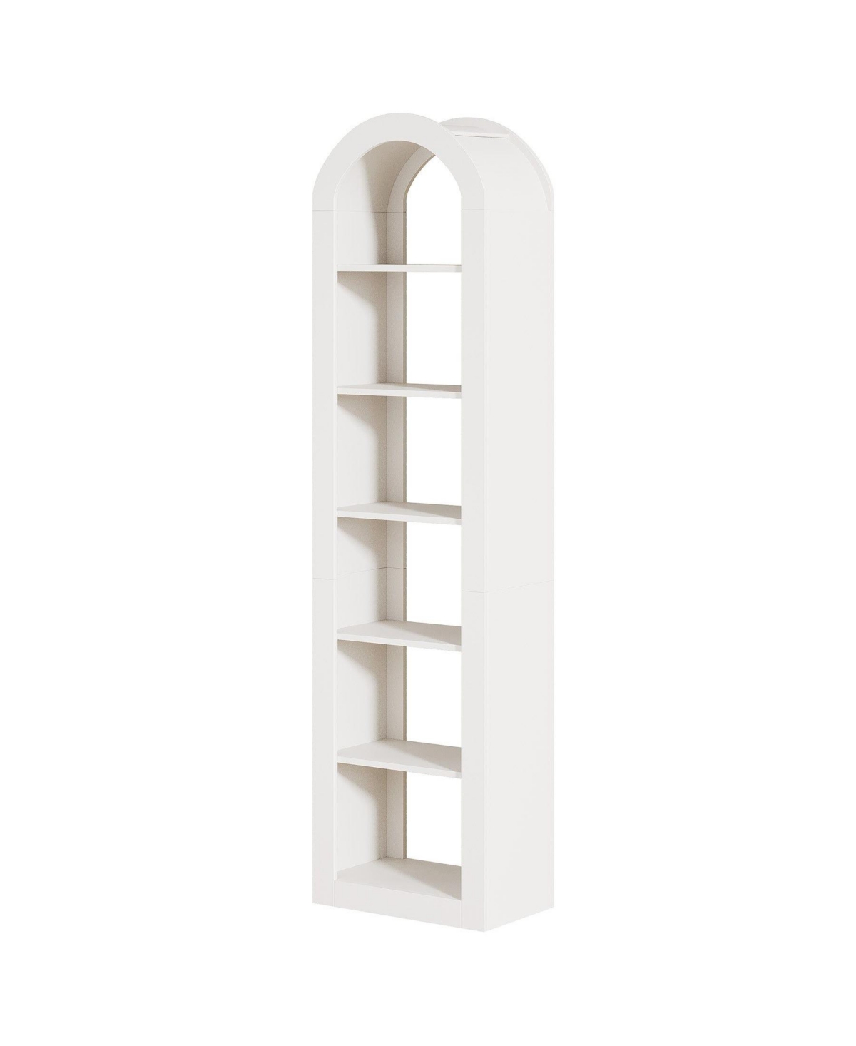 Click here for Slickblue Modern Narrow Open Bookshelf with 6 Tier... prices