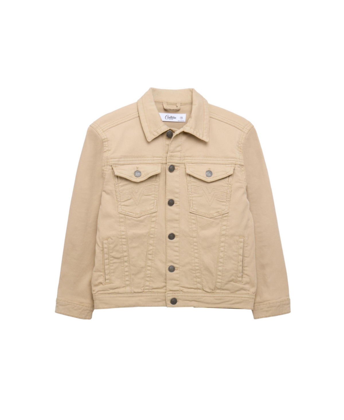 Click here for Cultura Boys Saddle Stitch Color Denim Jacket With... prices
