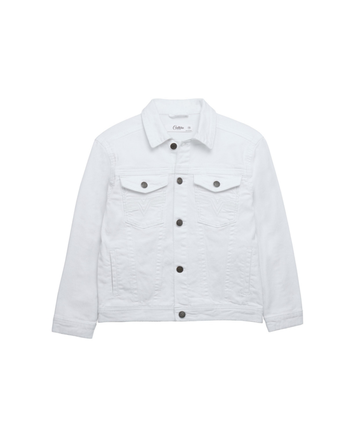 Click here for Cultura Boys Saddle Stitch Color Denim Jacket With... prices