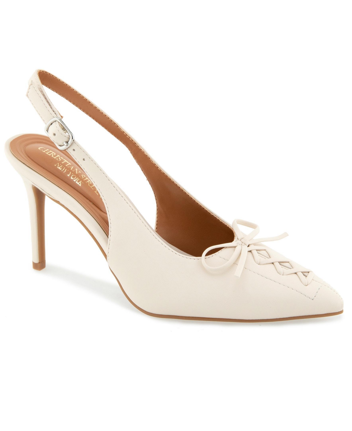 Click here for Christian Siriano Womens Beks Corset Sling Back Pu... prices