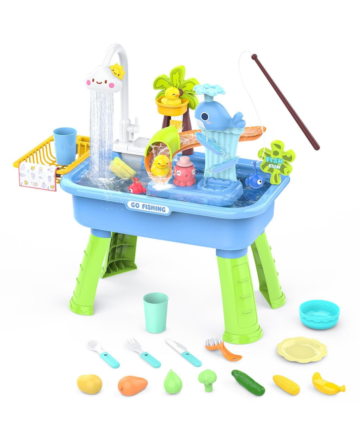 Click here for Gnuadz Kids Water Table Electric Pump Sand Play Si... prices