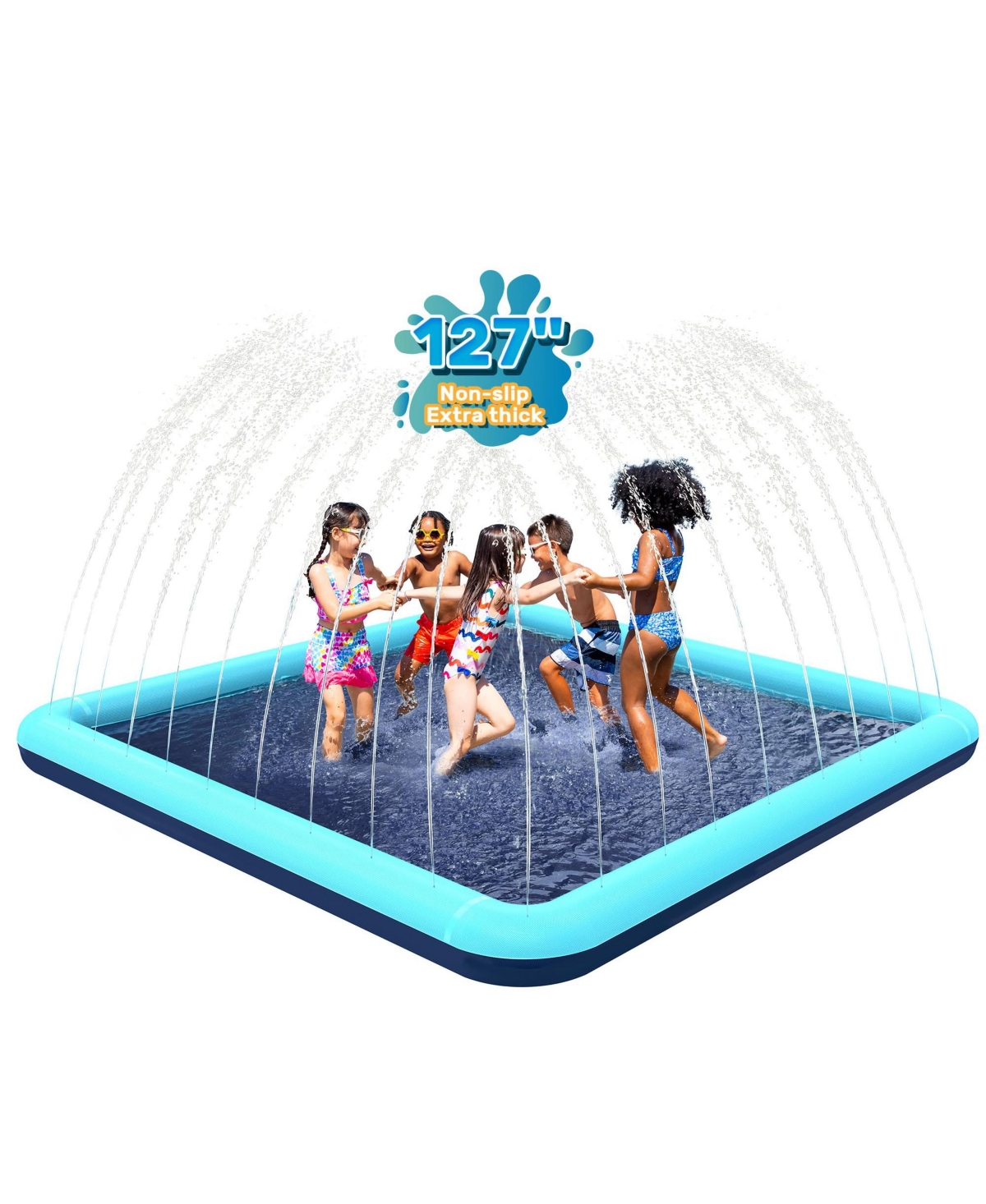 Click here for Aofar Dog Splash Pad Sprinkler Pool Outdoor - Blue prices