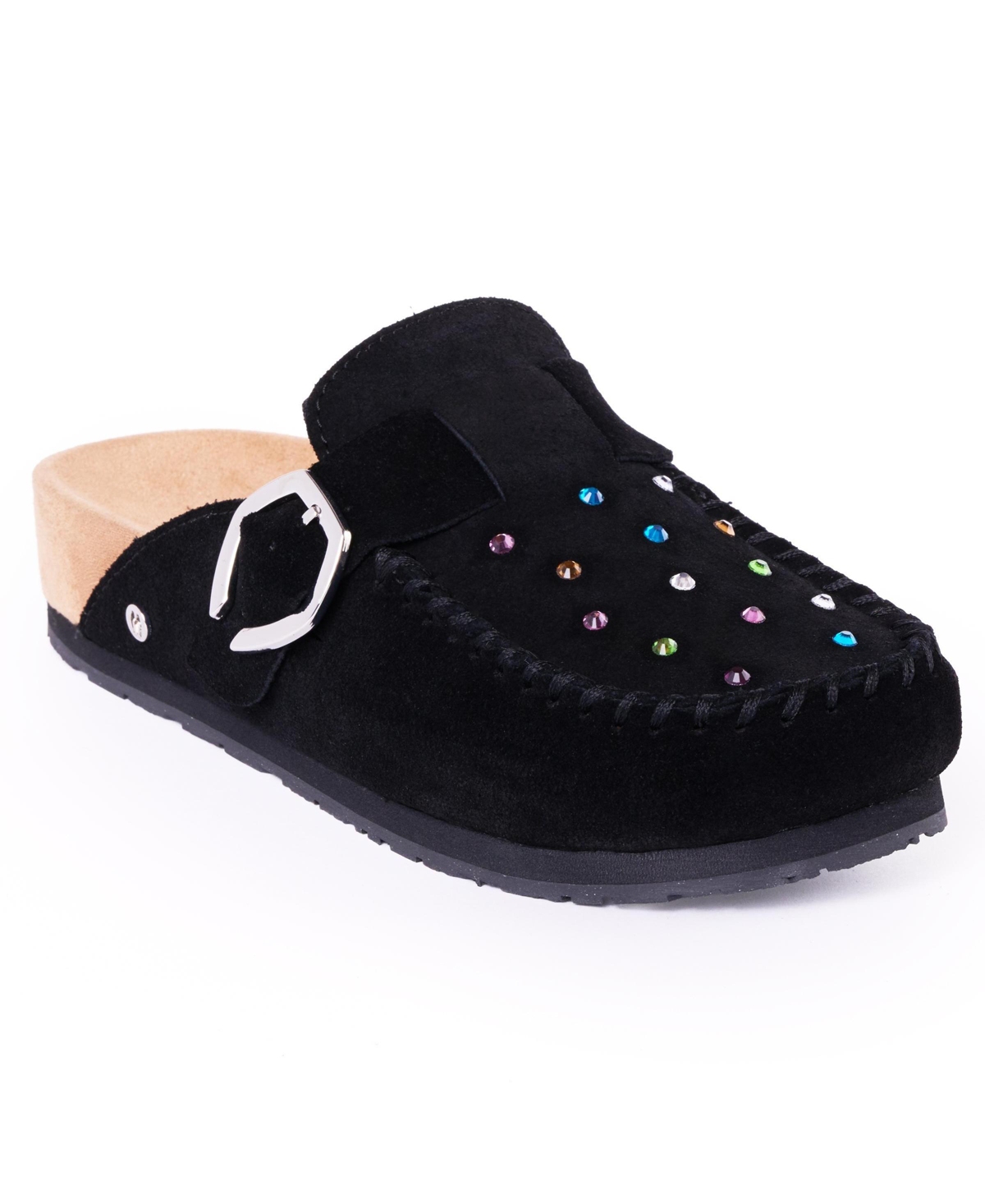 Click here for Minnetonka Womens Rhinestone Suede Adjustable Buck... prices