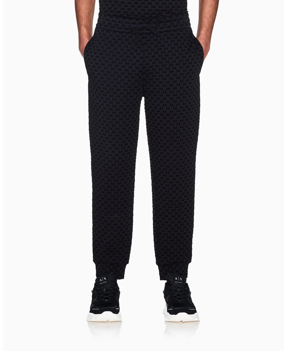 Click here for A|X Armani Exchange Mens Bonded Cotton Flocked All... prices
