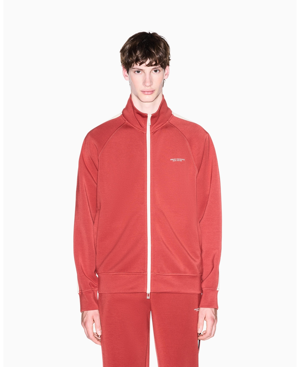 Click here for A|X Armani Exchange Mens Full Zip Taping Modal Jac... prices