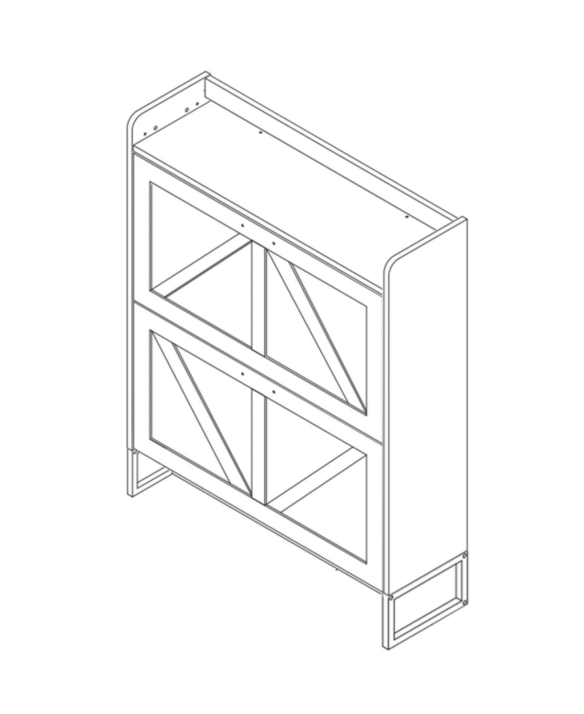 Click here for gaomon Entryway shoe cabinet with double-layer fli... prices
