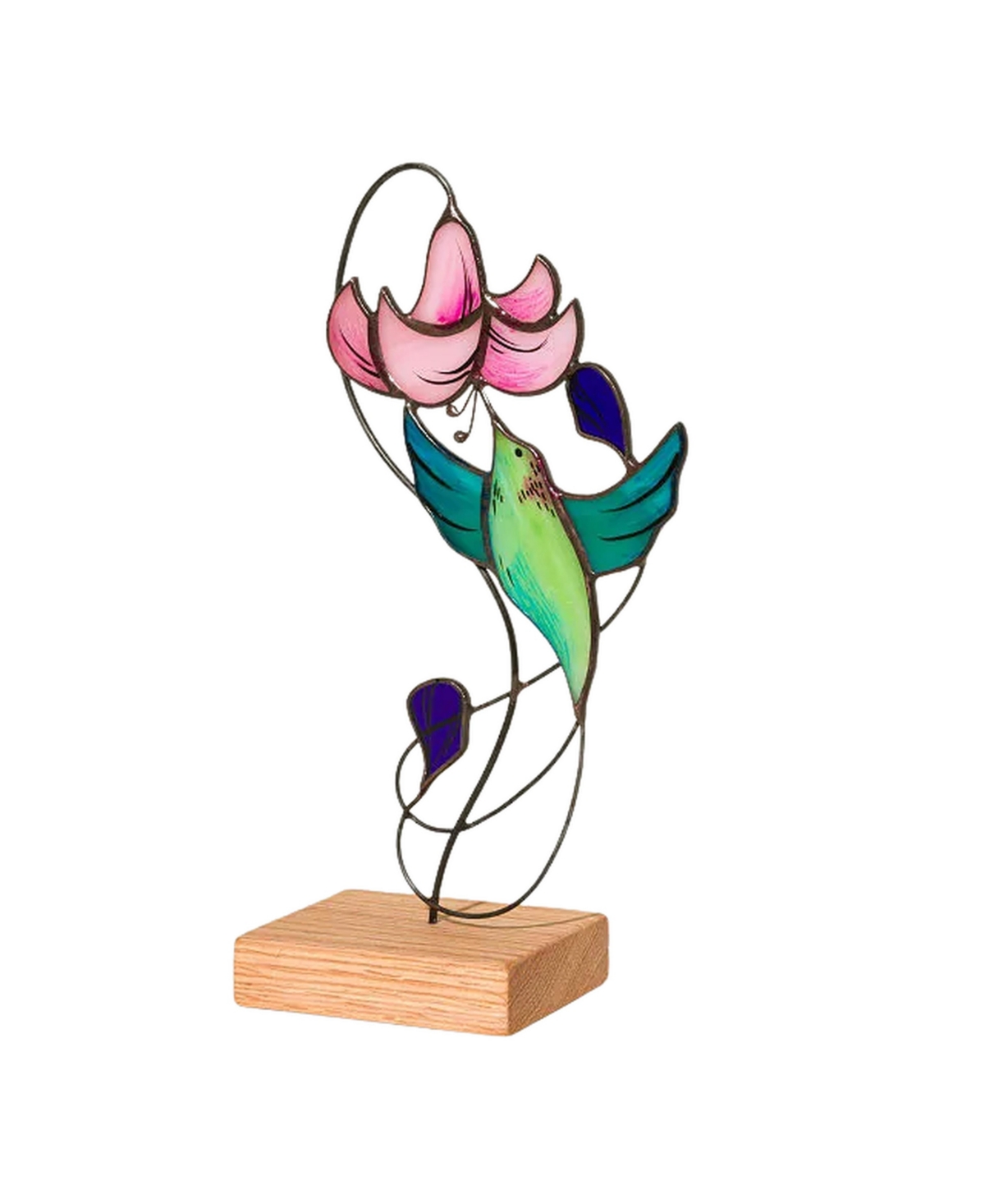 Click here for Uncommon Goods Joyful Hummingbird Stained Glass Sc... prices
