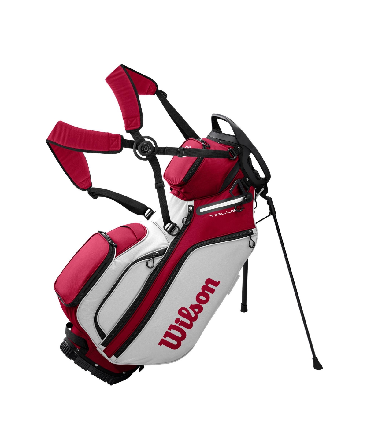 Click here for Wilson Talus 14 Golf Stand Bag - Staff red prices