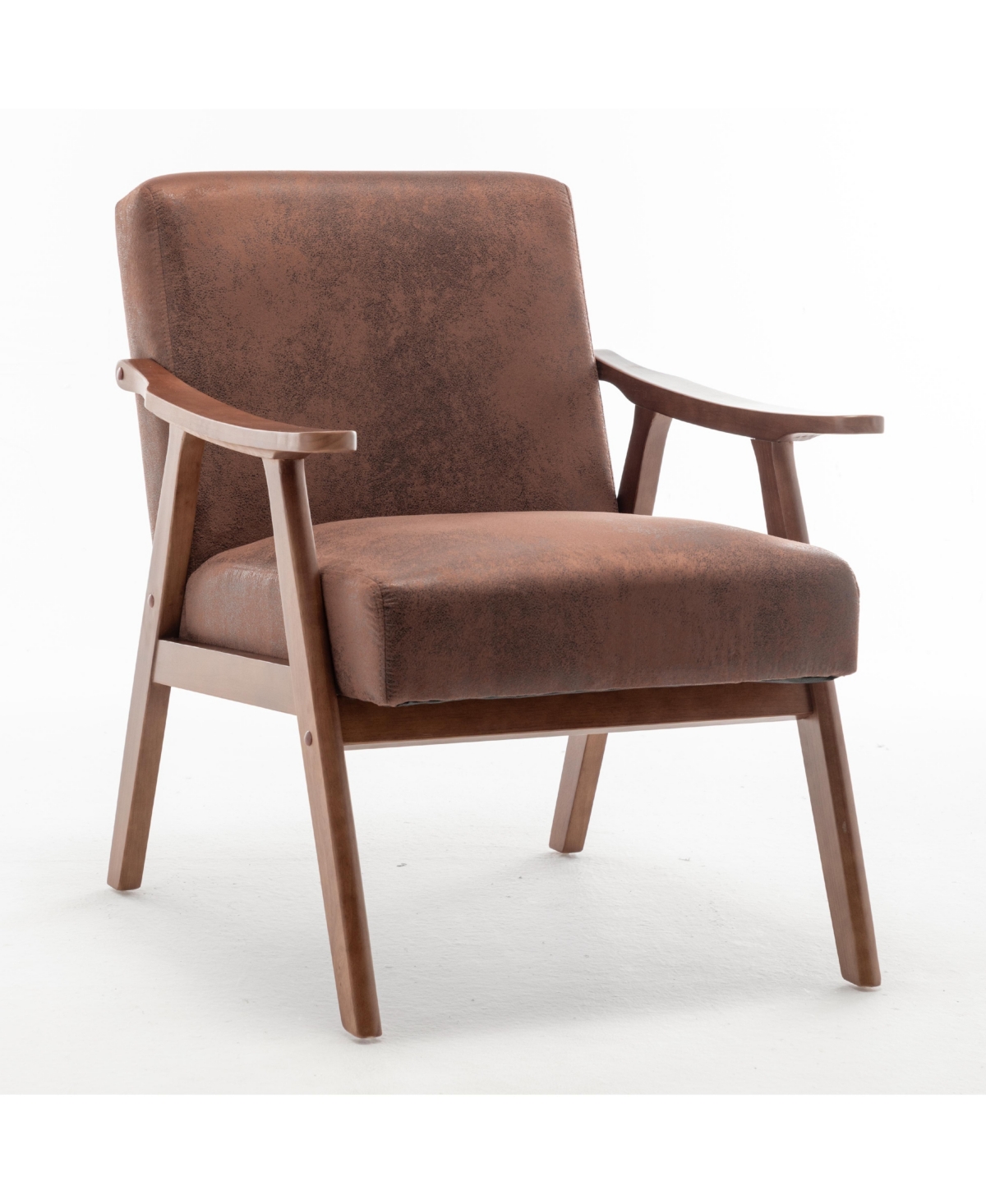 Click here for Clihome Mid-Century Accent Chair  Solid Wood Loung... prices