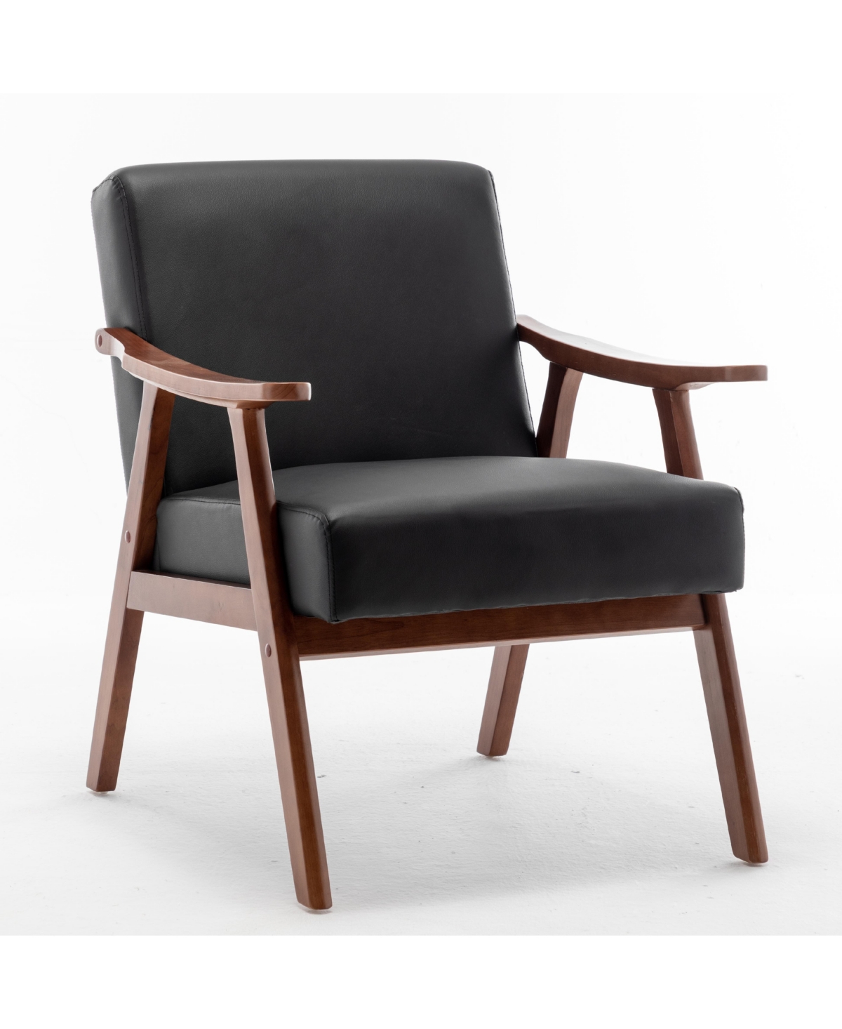 Click here for Clihome Mid-Century Accent Chair  Solid Wood Loung... prices