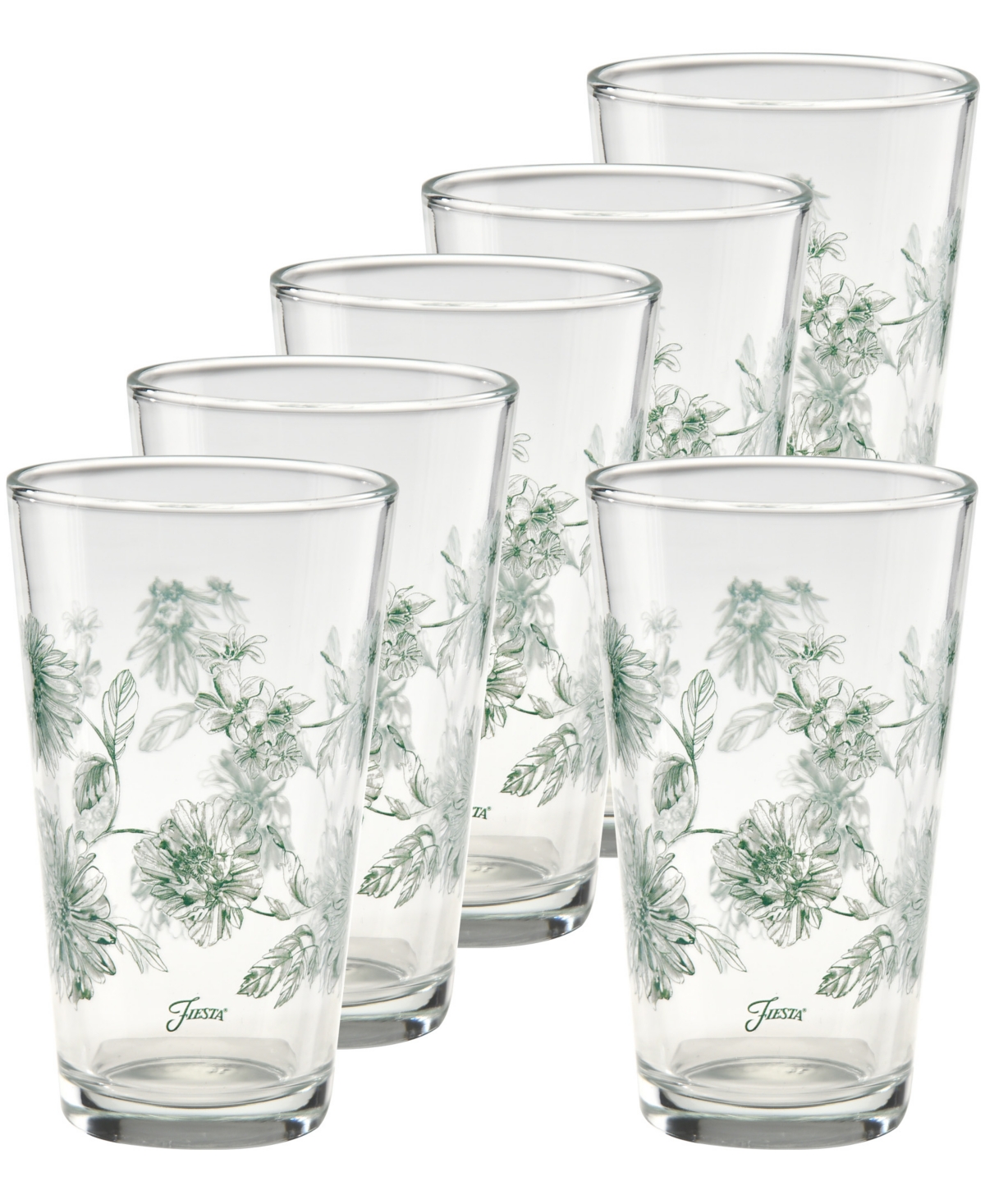 Click here for Fiesta Botanical Floral Meadow Tapered Cooler Glas... prices