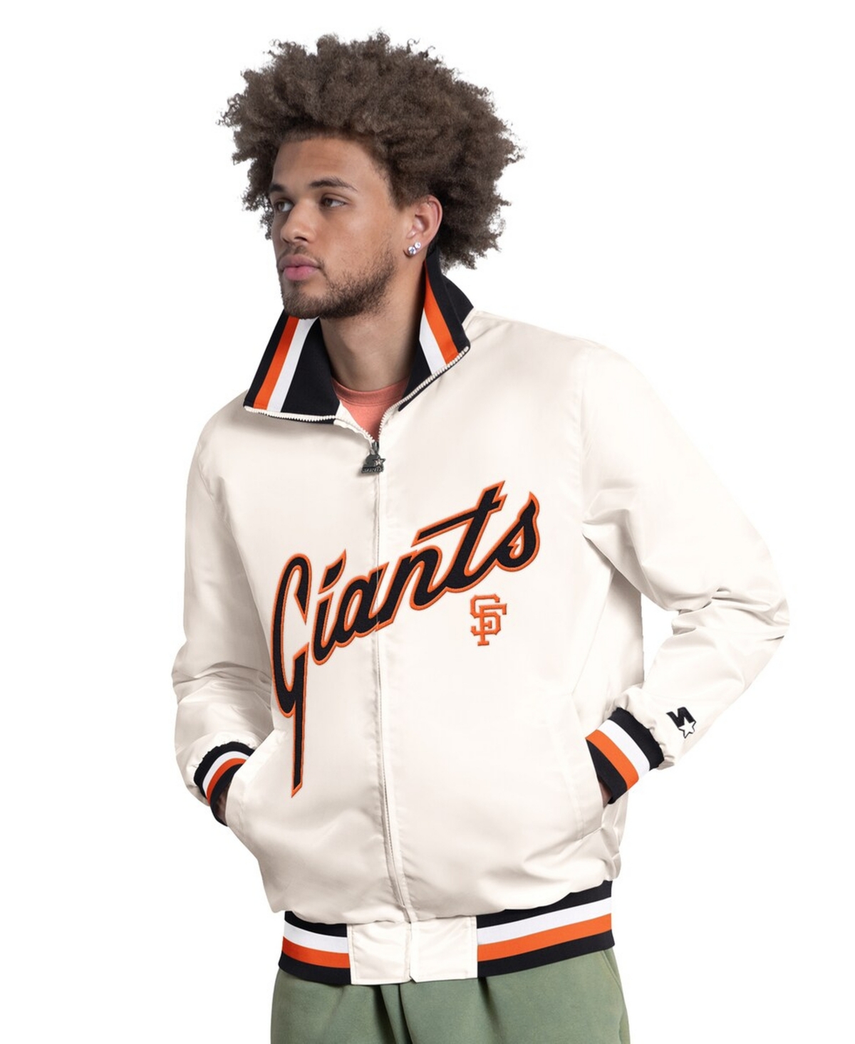 Click here for Starter Mens White San Francisco Giants The Captai... prices