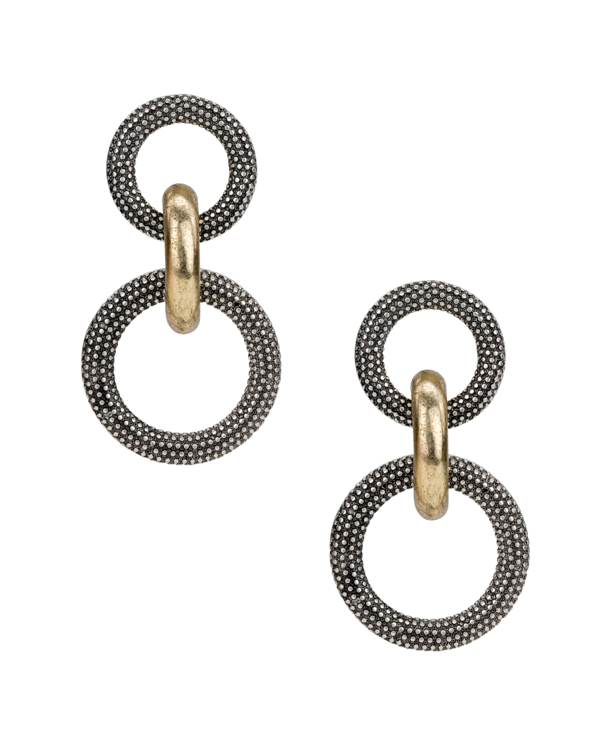 Click here for Patricia Nash Caviar Collection Double Ring Earrin... prices