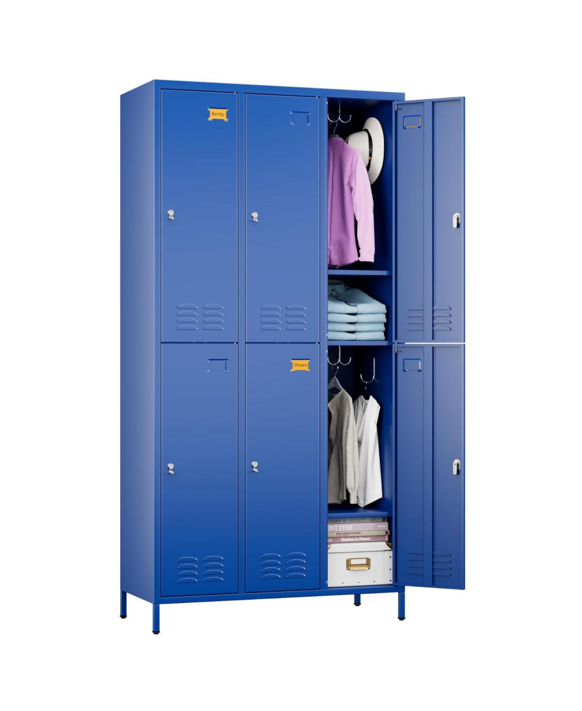 Click here for Boyel Living 6-Door Metal Locker with Business Car... prices