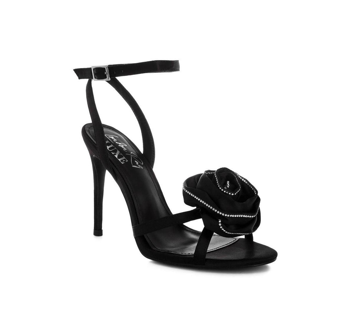Click here for London Rag Womens Candela Floral Rhinestone Accent... prices