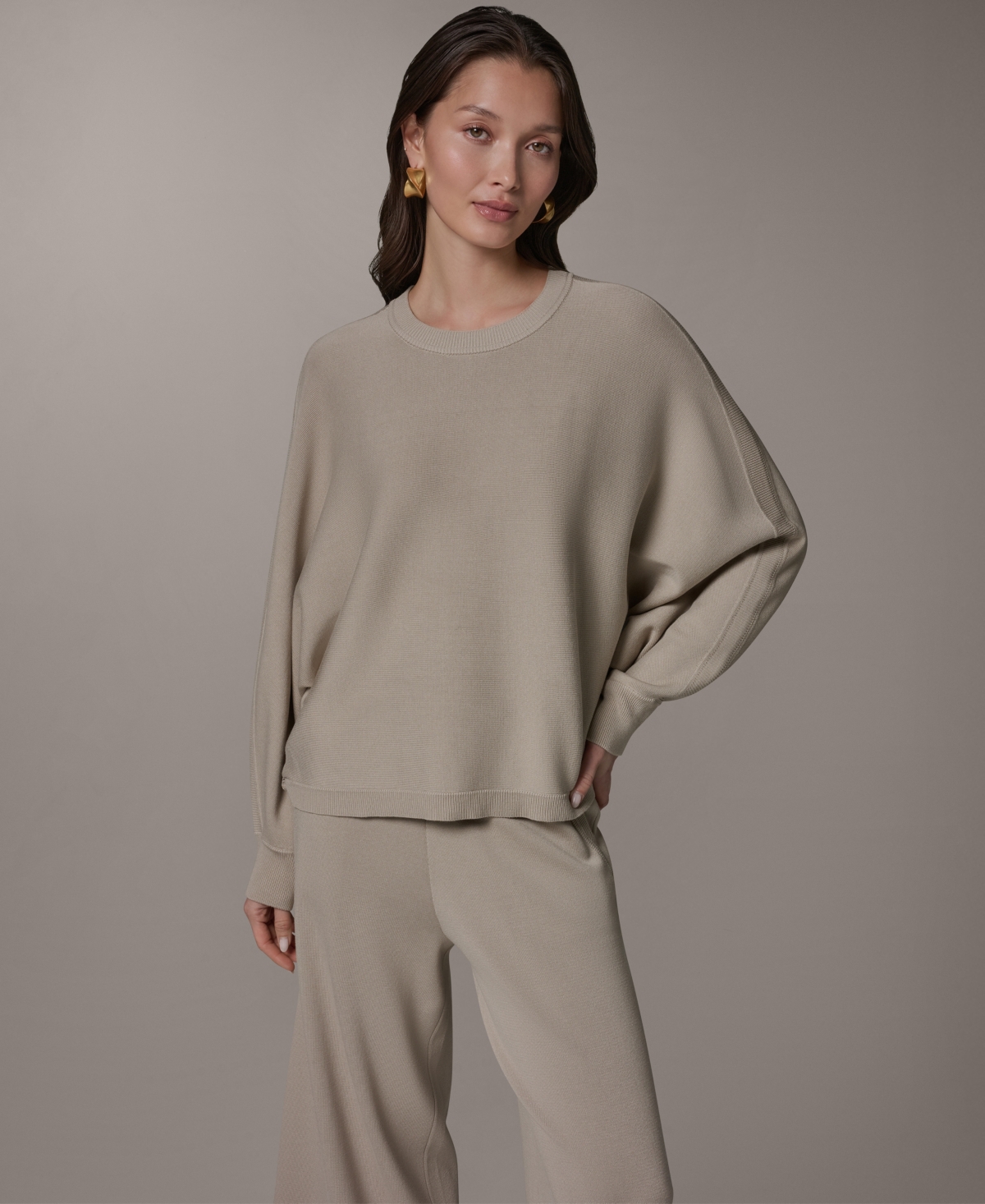 Click here for Donna Karan Weekend Womens Oversized Dolman-Sleeve... prices